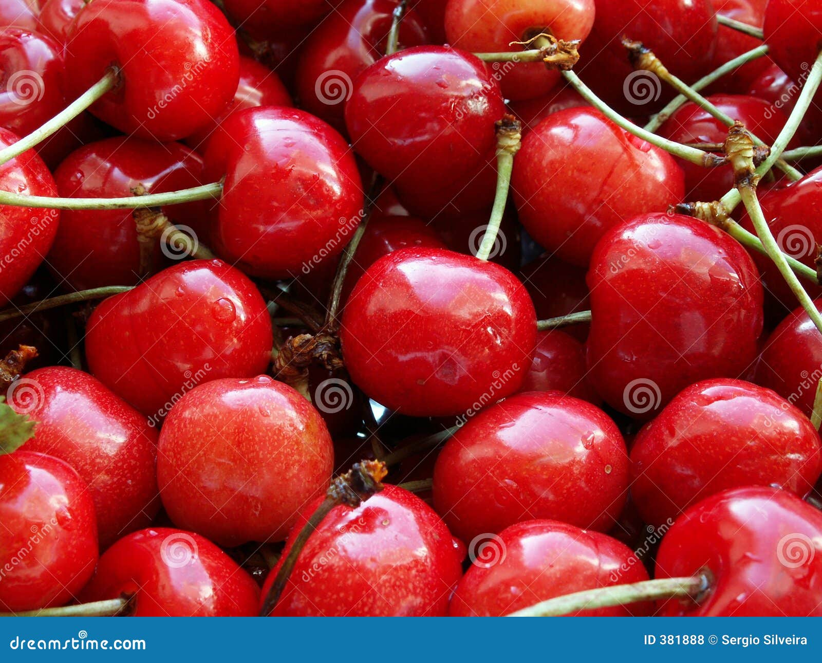 Cereja foto de archivo. Imagen de partido, frutas, amor - 381888