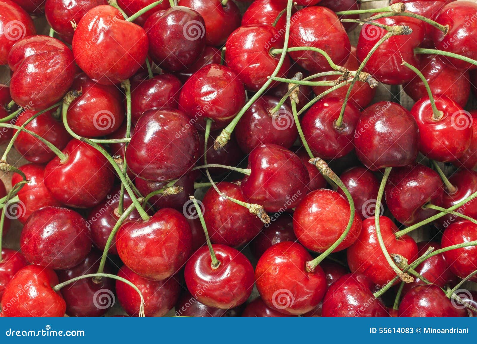 Cereja imagem de stock. Imagem de delicioso, ingrediente - 55614083