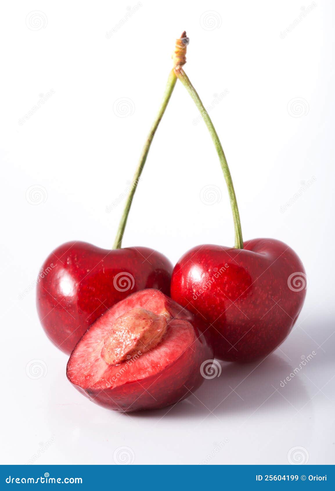 Cereja Com Semente Imagens de Stock Royalty Free - Imagem: 25604199