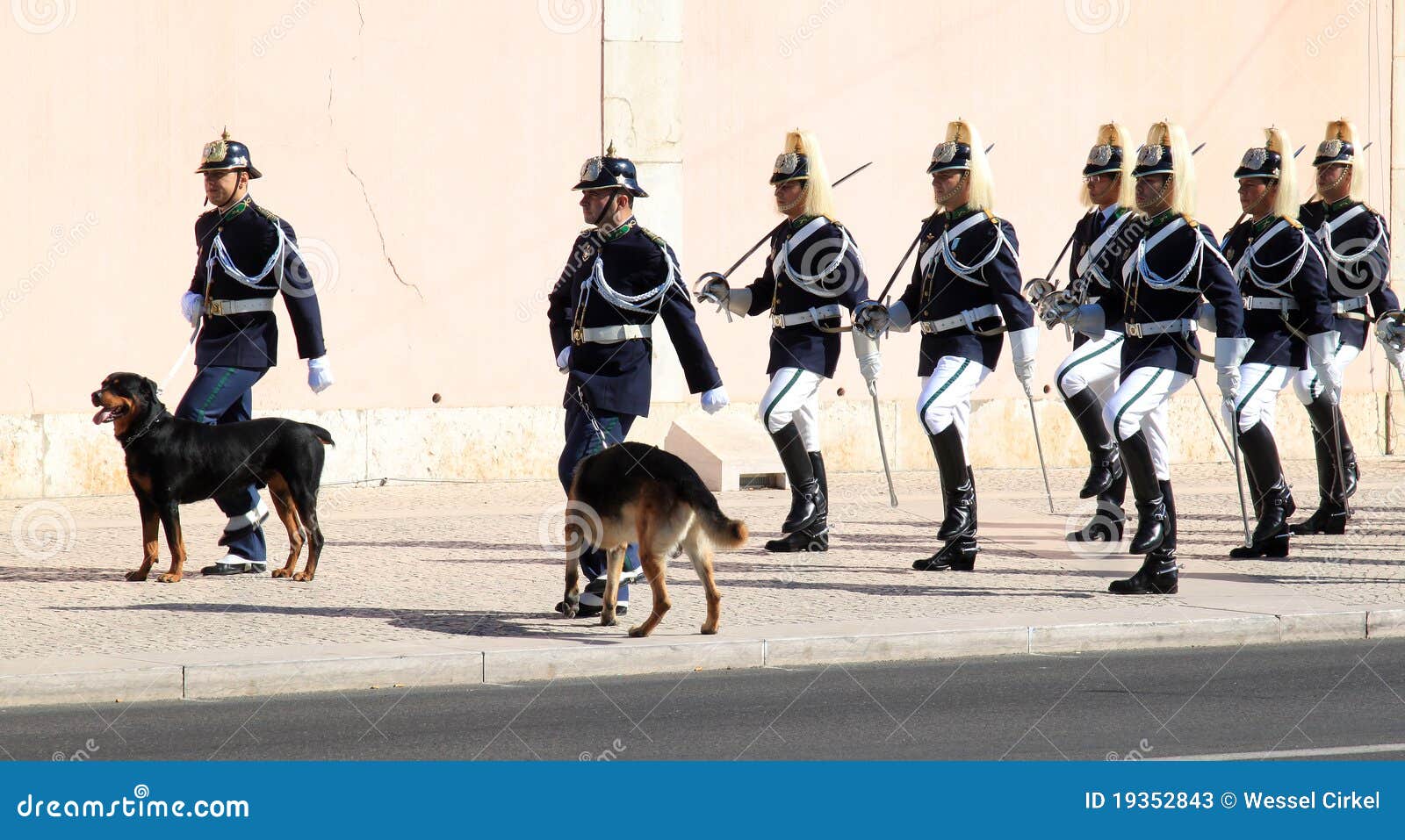 Ceremonial Changing of Portuguese Guard in Lisbon Editorial Stock Photo ...