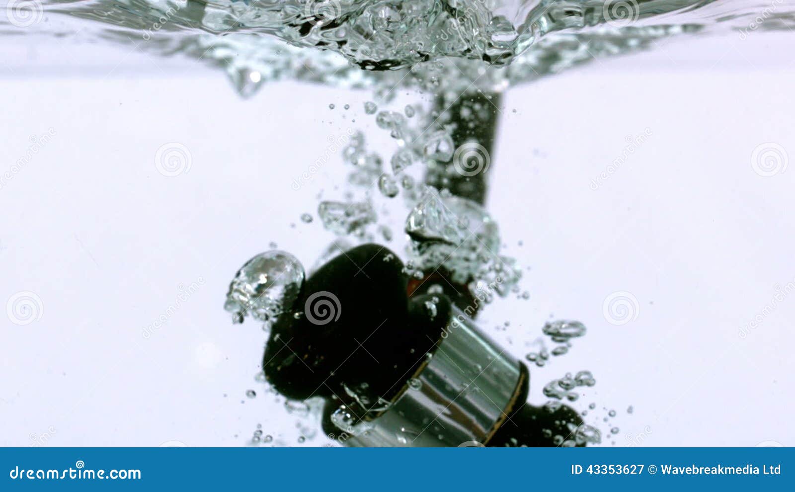 Ceremonial Mallet Falling into Water Stock Video - Video of white ...