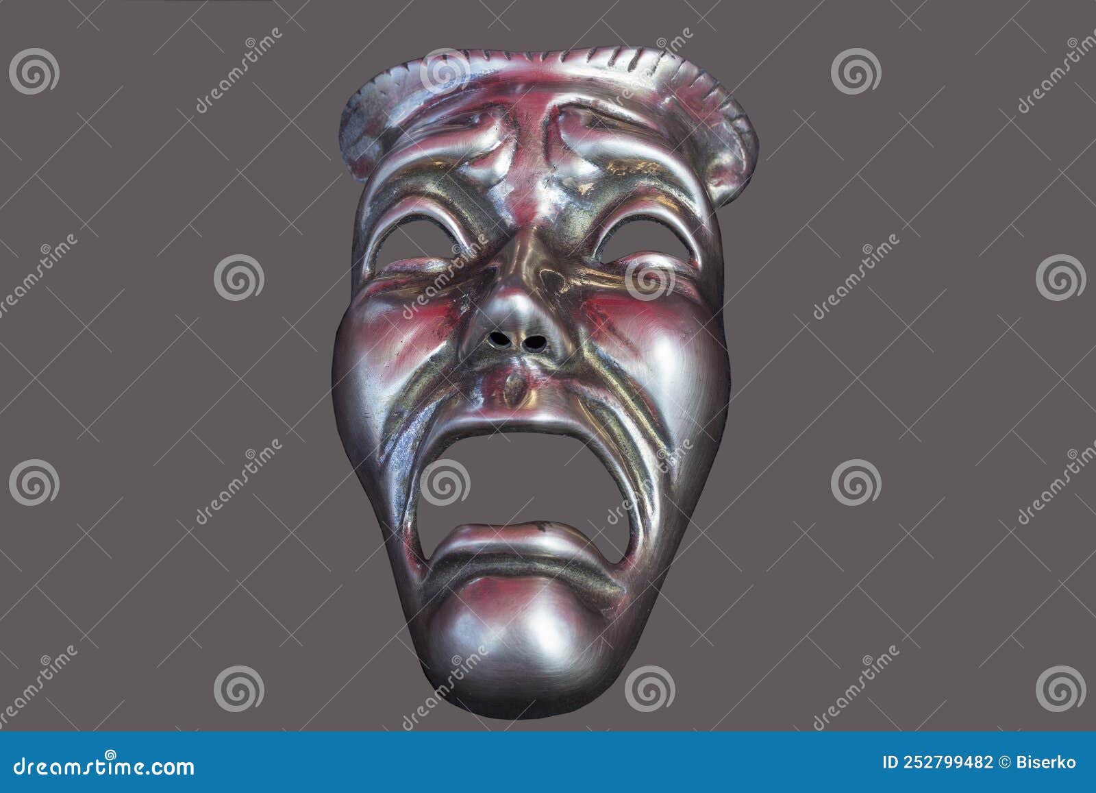 Ceremonial Mask of Ancient Cult Stock Photo - Image of darkness ...