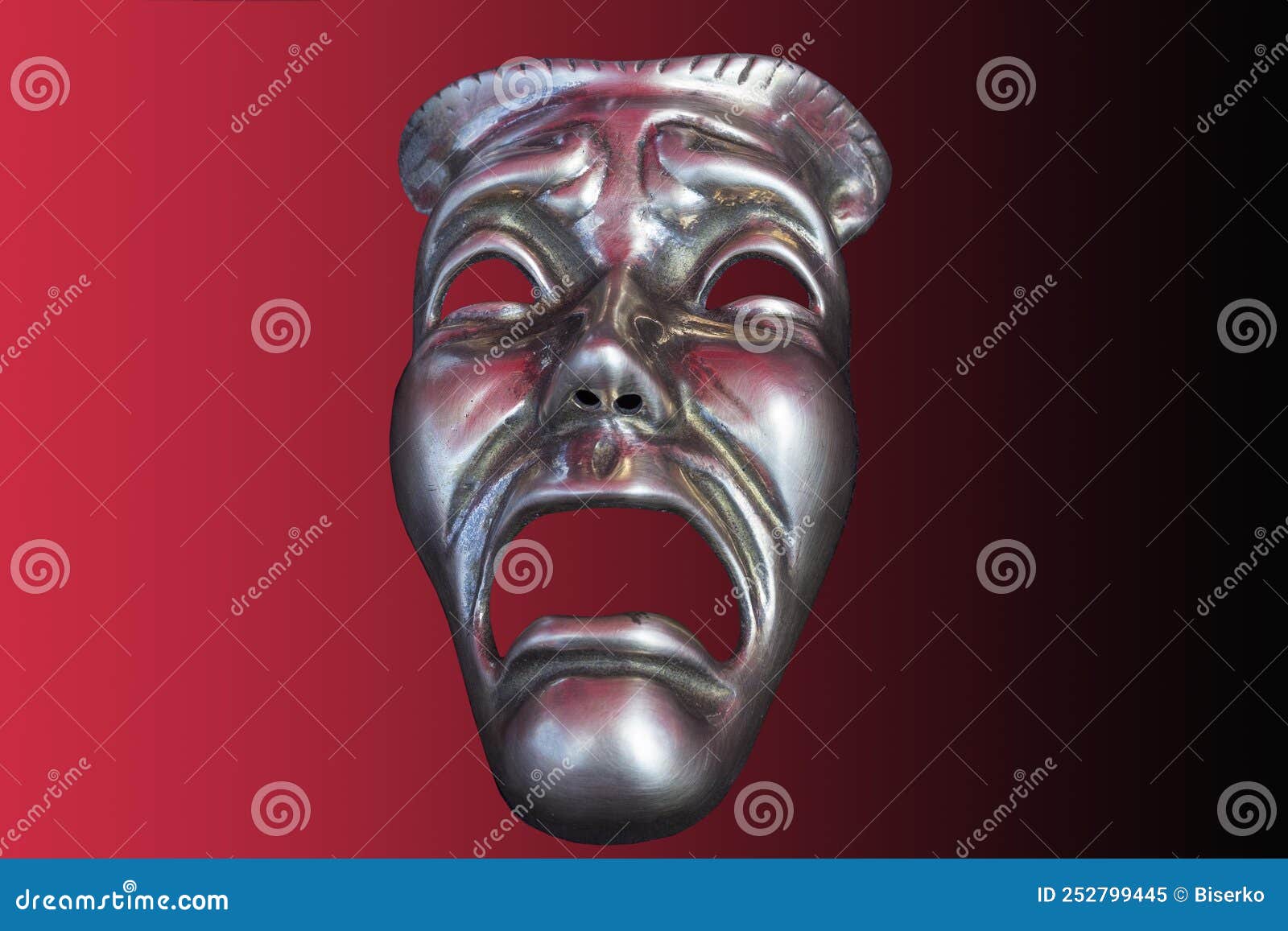 Ceremonial Mask of Ancient Cult Stock Image - Image of riddle, dread ...