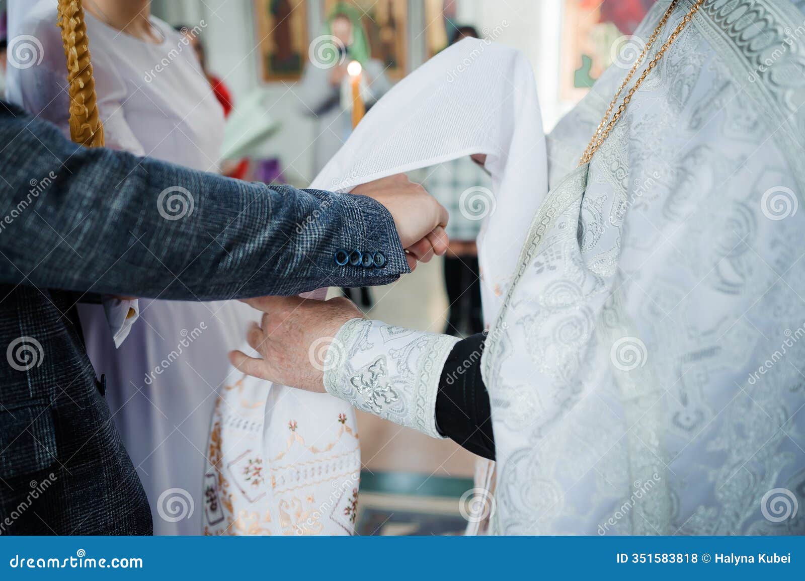 Ceremony of Blessing with Traditional Attire and Sacred Traditions ...