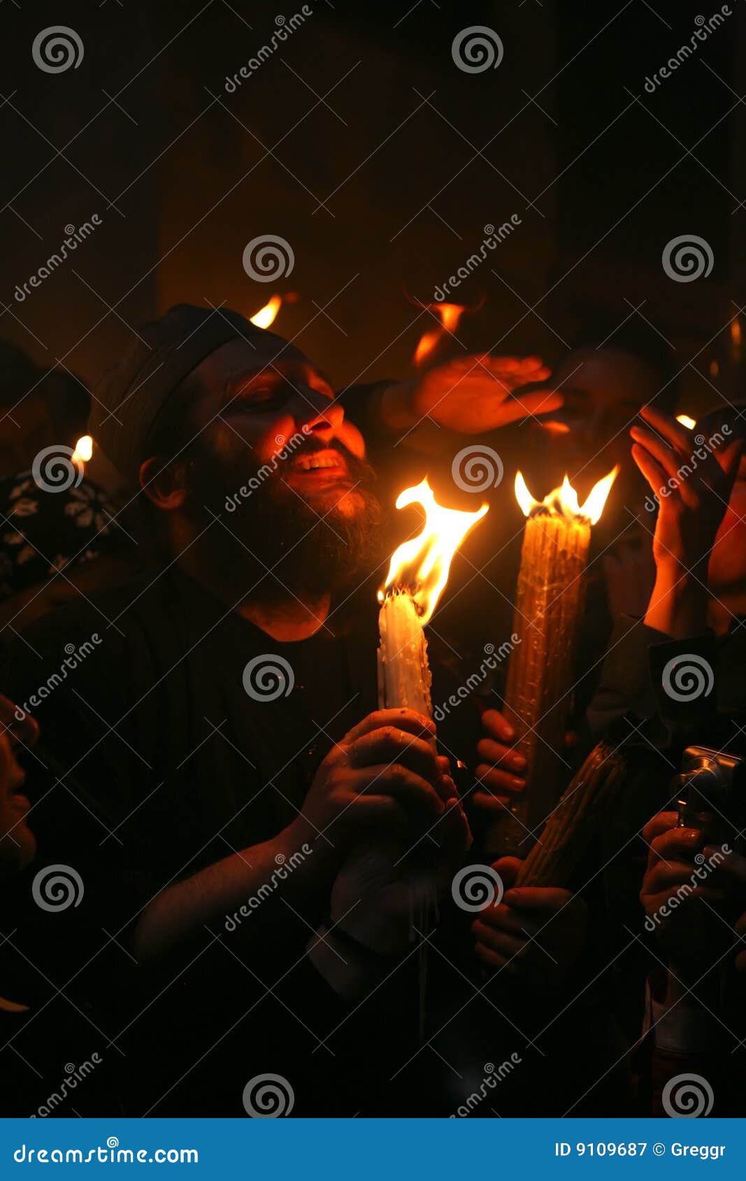 Ceremony of Holy Fire Miracle Editorial Photography - Image of israel ...