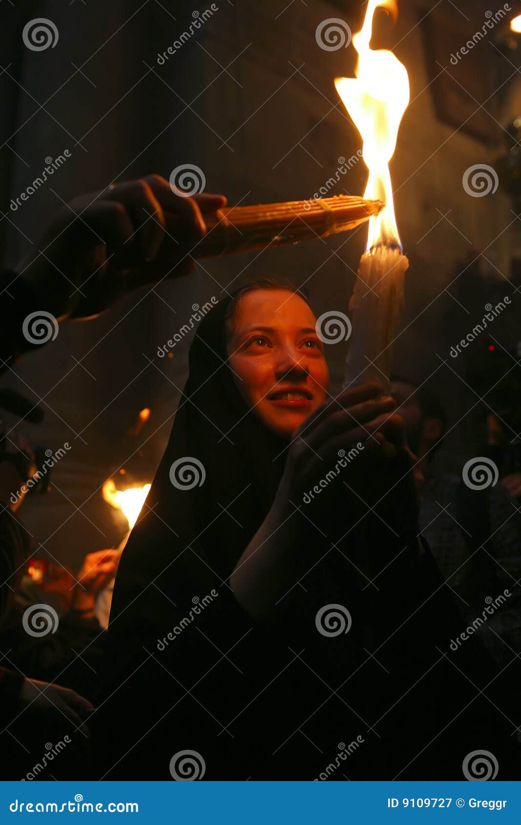 Ceremony of Holy Fire Miracle Editorial Photography - Image of pain ...