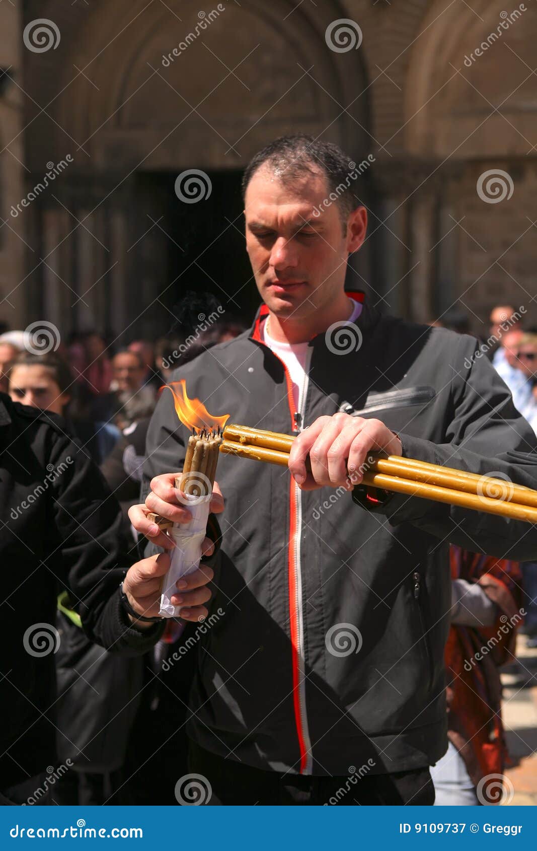 Ceremony of Holy Fire Miracle Editorial Photography - Image of ...