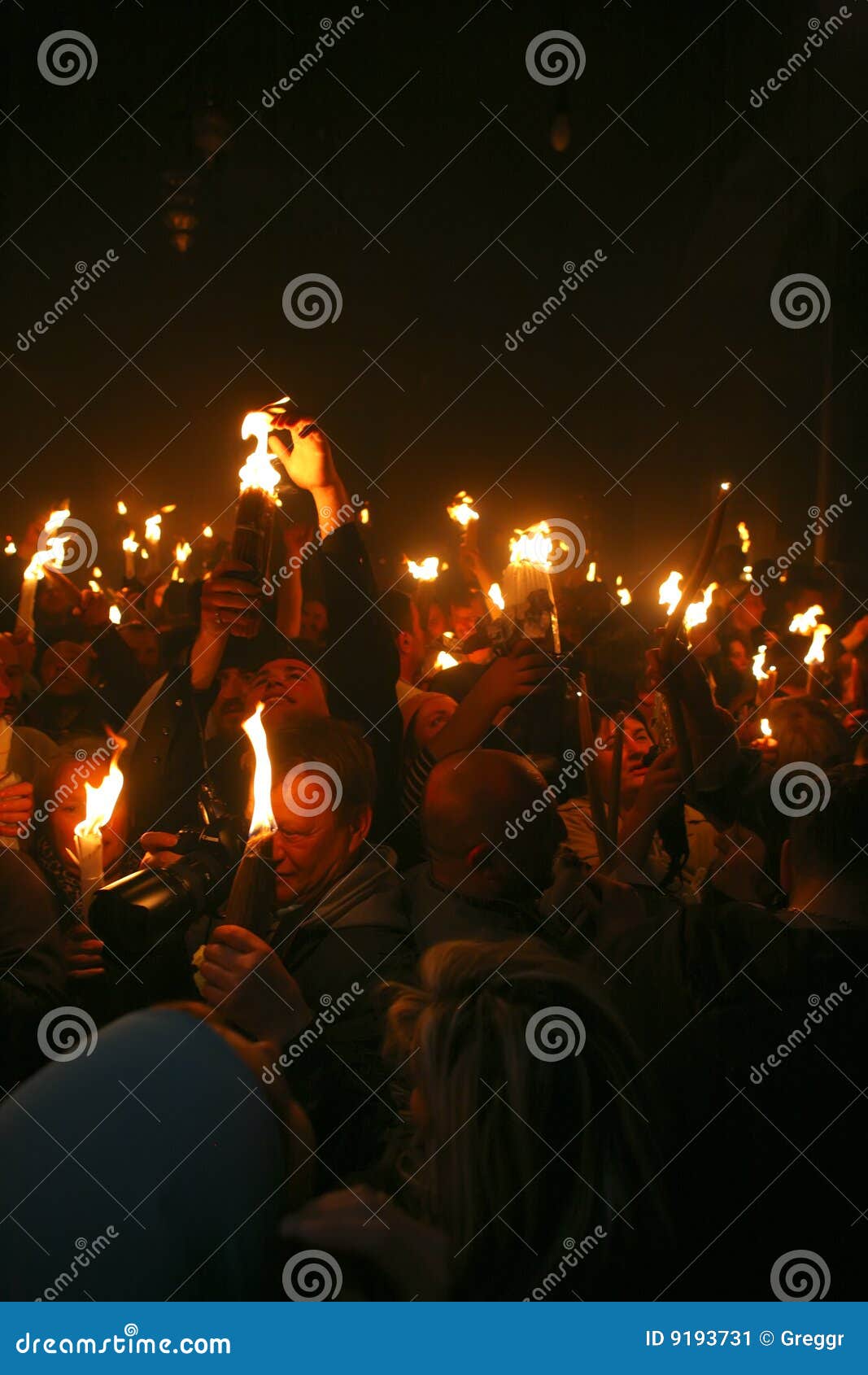 Ceremony of Holy Fire Miracle Editorial Photo - Image of passion ...