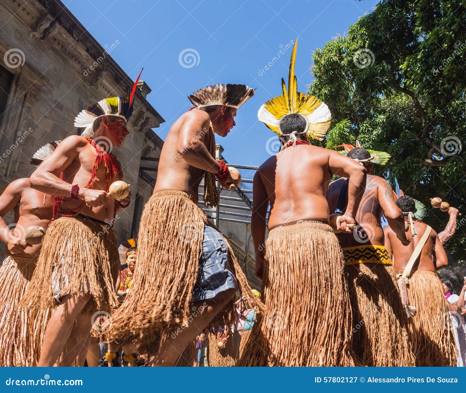 Ceremony Of Native Brazilian Indians Editorial Photography - Image ...