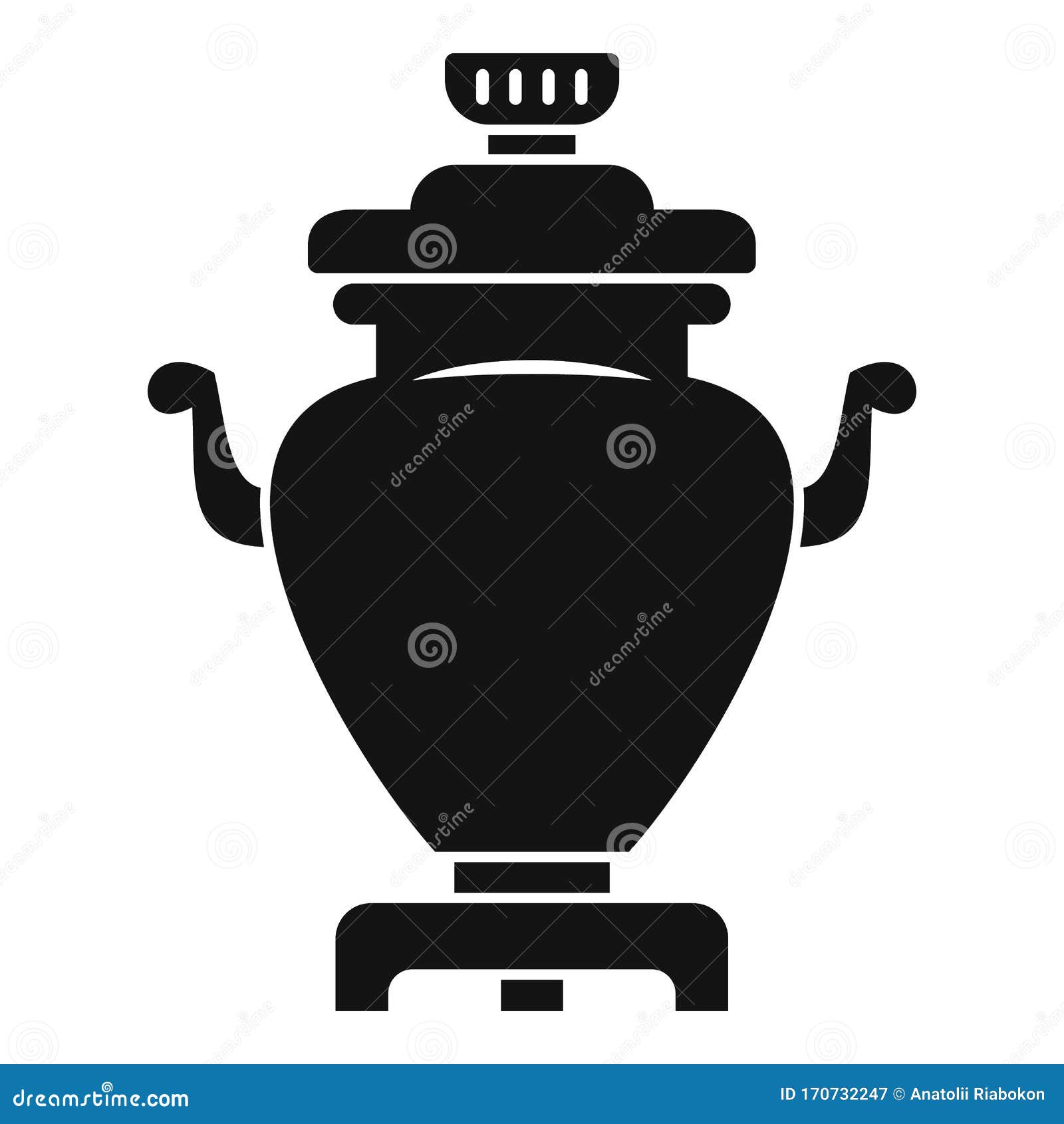 Ceremony Samovar Icon, Simple Style Stock Vector - Illustration of ...
