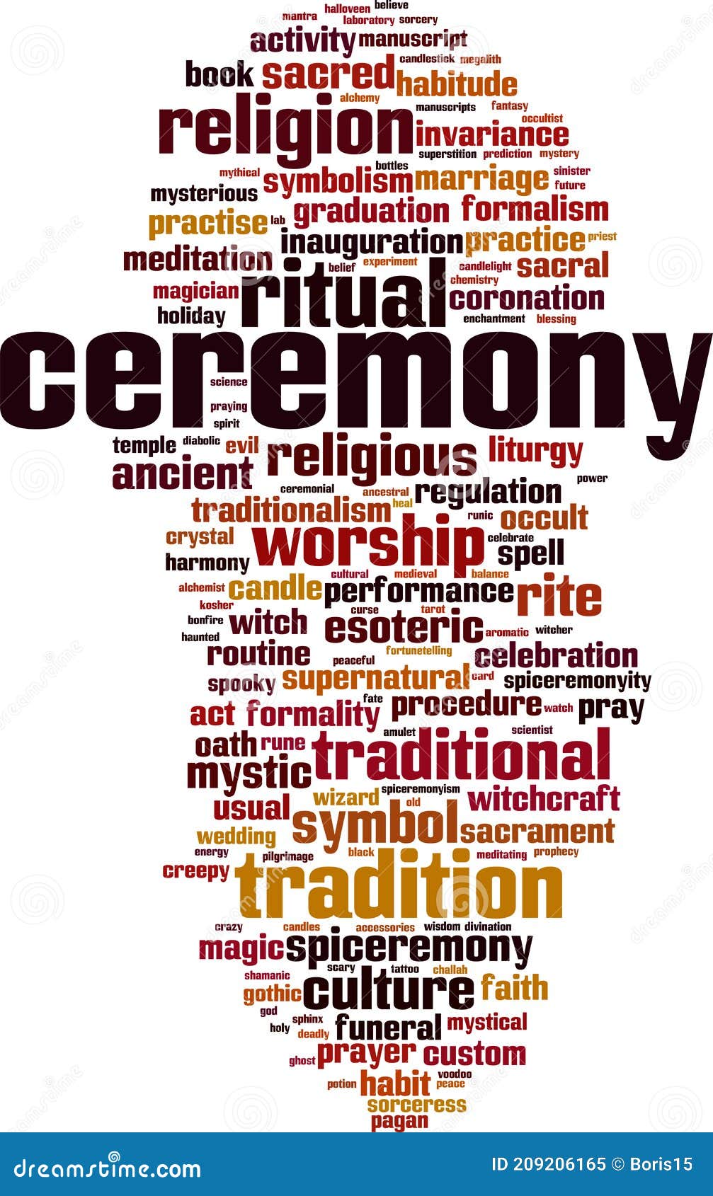 Word Coronation On Elegant Label, Languages, Isolated. Stock ...