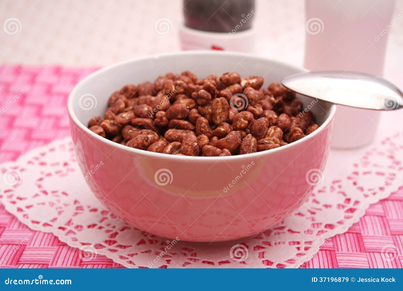 Cerials with chocolate stock image. Image of corn, cerials - 37196879