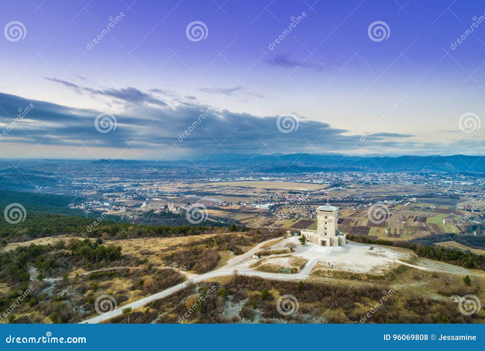 Cerje monument stock photo. Image of slovenia, cerje - 96069808