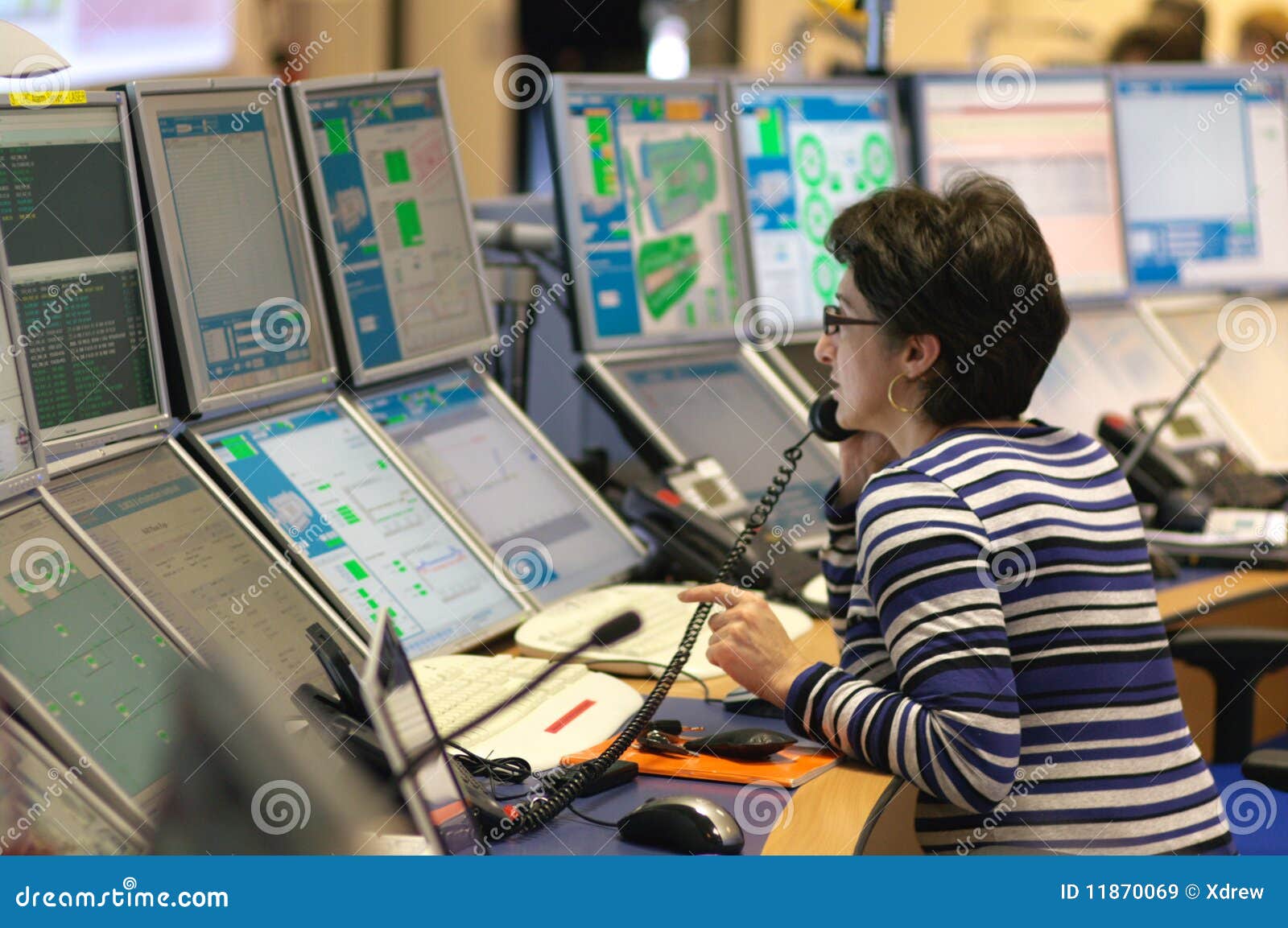 CERN ATLAS Control Room editorial stock image. Image of centre - 11870069