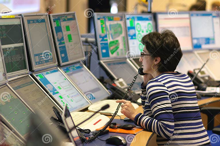 CERN ATLAS Control Room editorial stock image. Image of centre - 11870069
