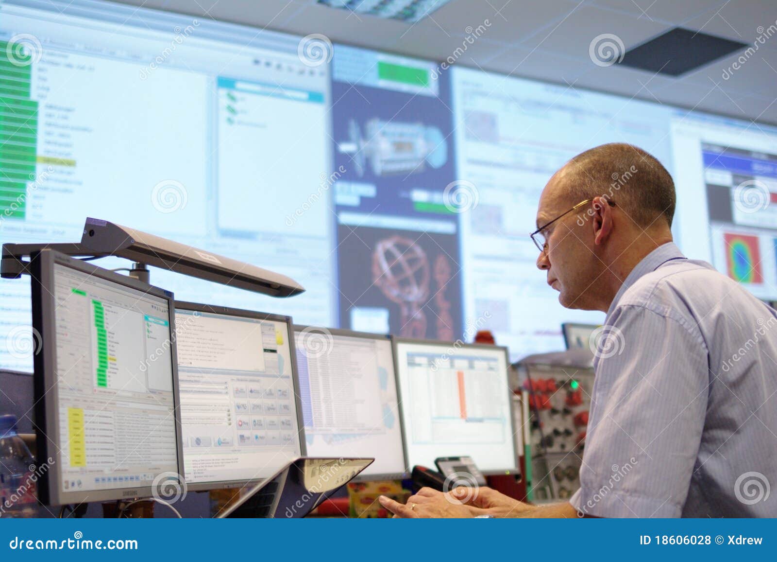 Control Room Of The Attraction Grand Russian Layout. Is The Largest ...