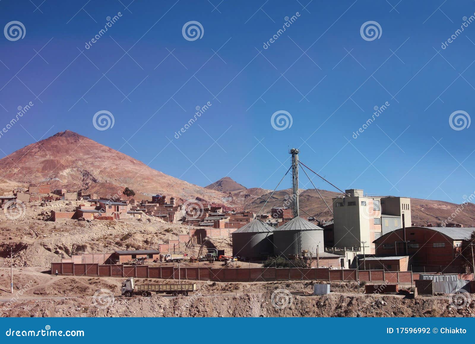 Cerro rico and potosi stock photo. Image of turkey, potosi - 17596992