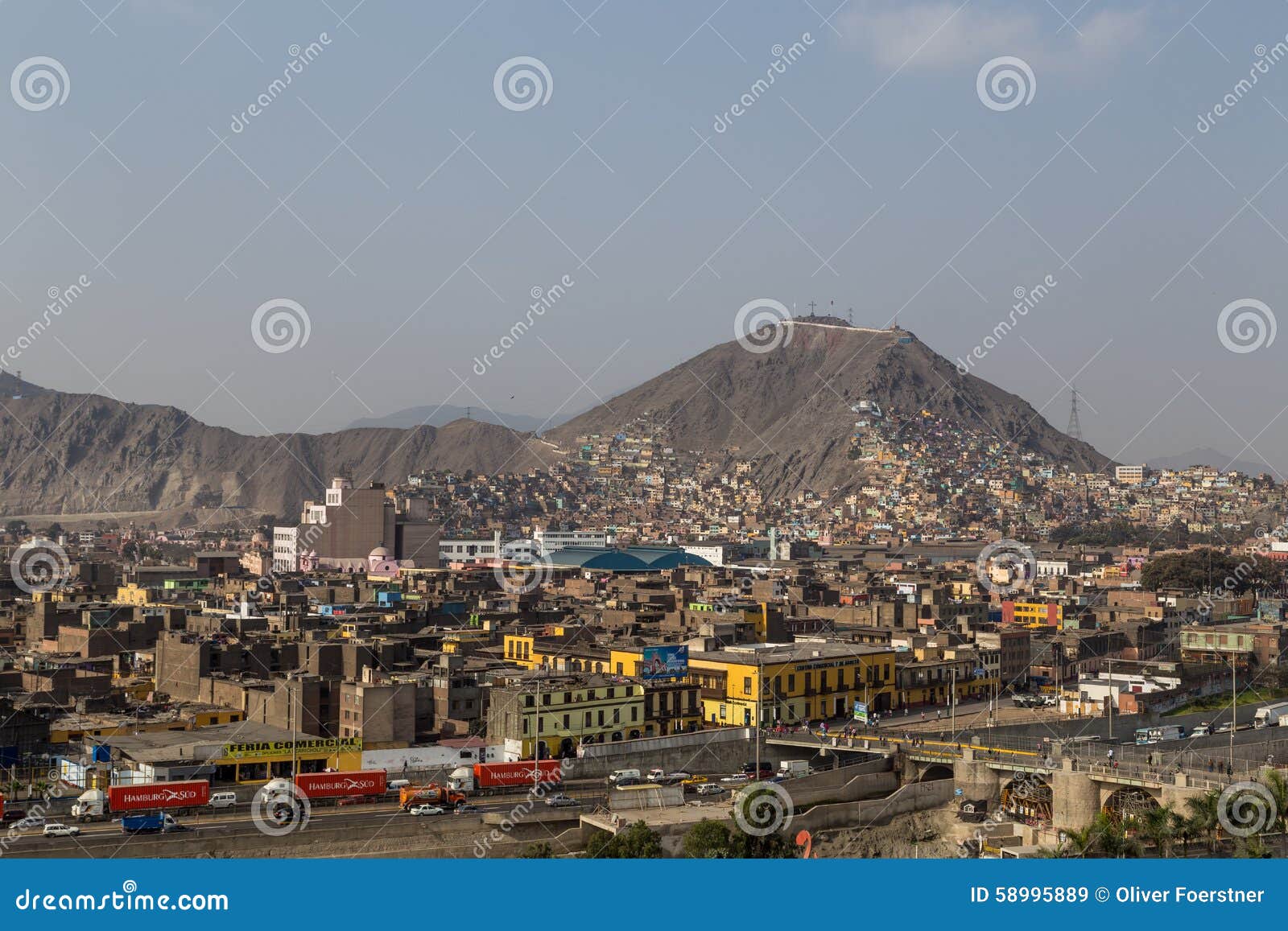 Cerro San Cristobal imagen de archivo editorial. Imagen de denso - 58995889
