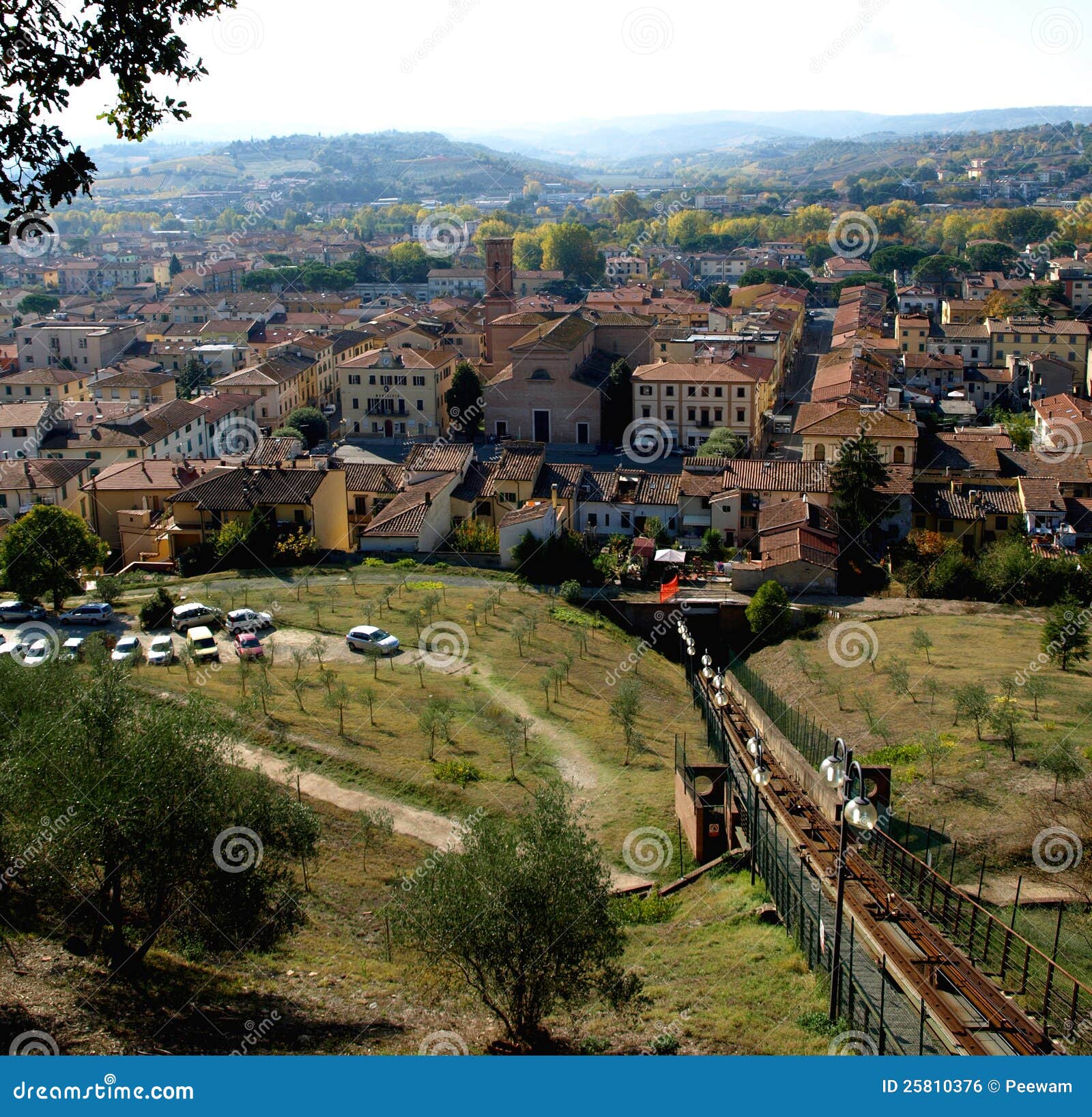 Certaldo Funicular stock photo. Image of hill, railway - 25810376