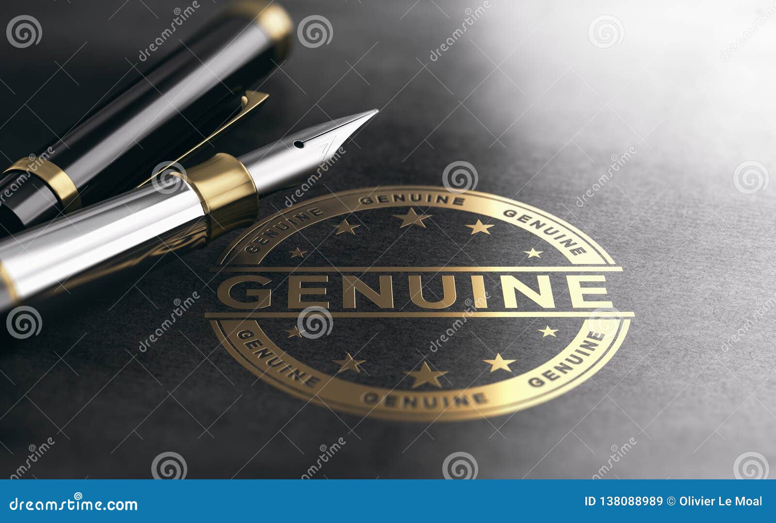 Certificat Véritable, D'authenticité, Document Authentifié Ou Produit ...