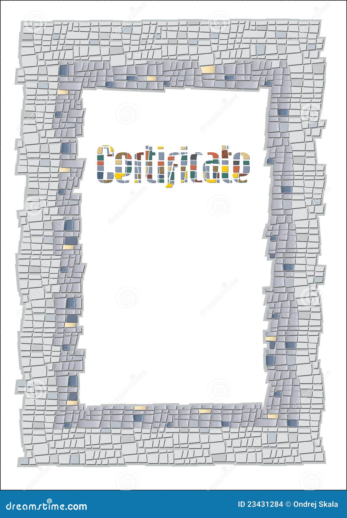 Certificate stock vector. Illustration of design, index - 23431284