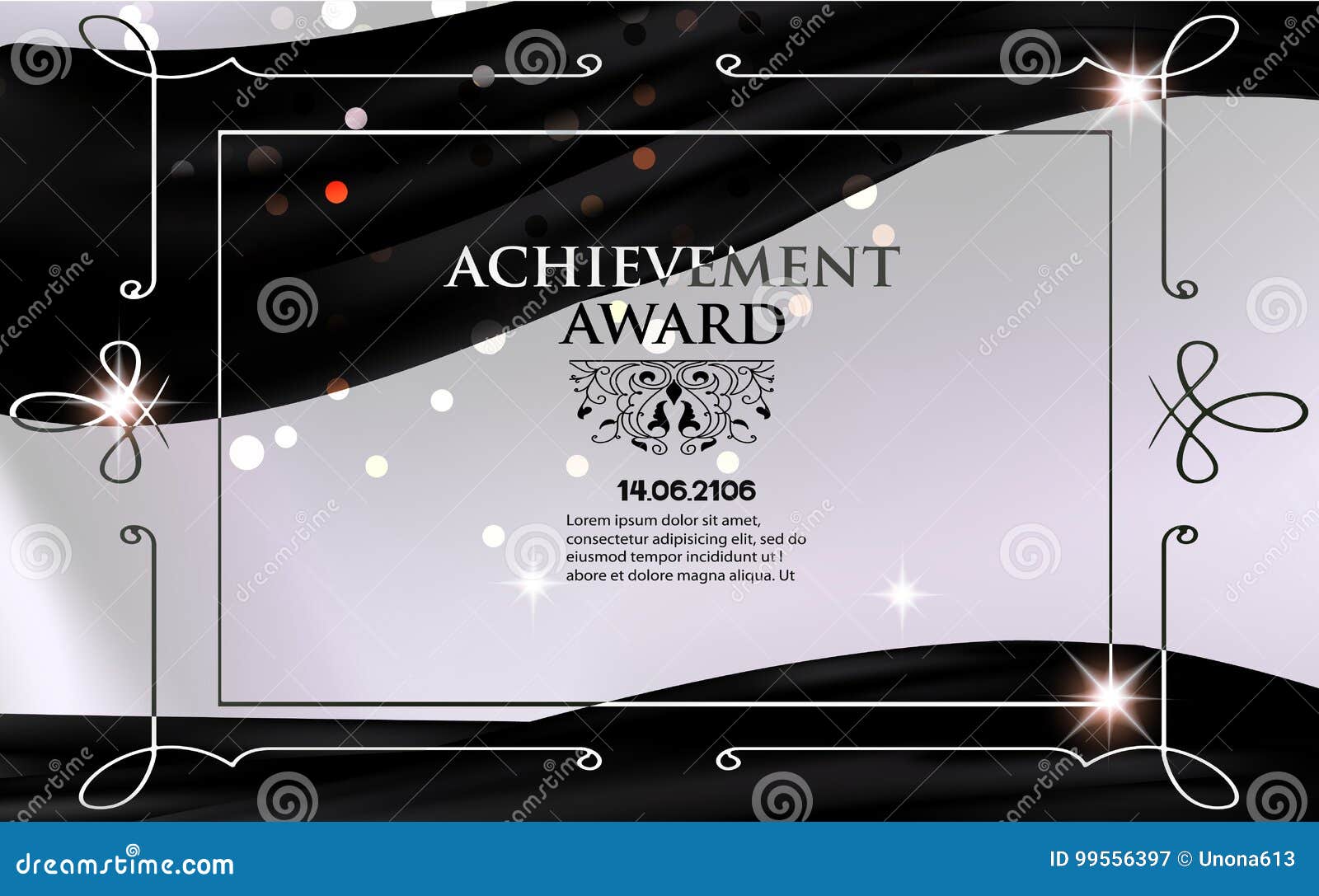 Certificate of Achievement Sheet. Stock Vector - Illustration of anniversary, award: 99556397