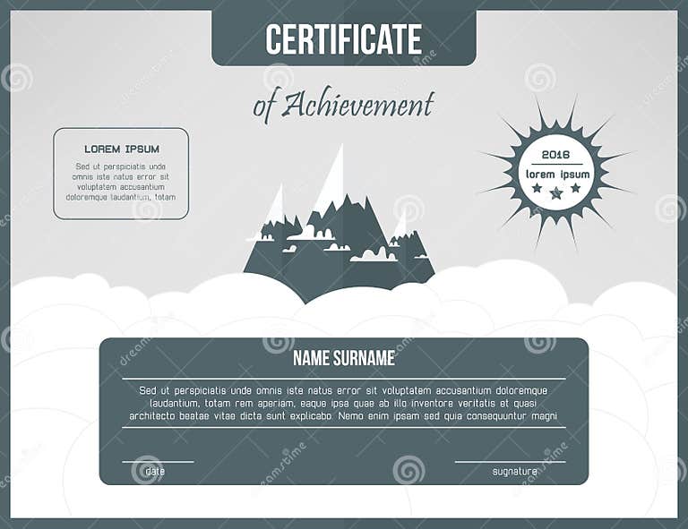 Certificate of Achievement Template. Certification Background. Web ...