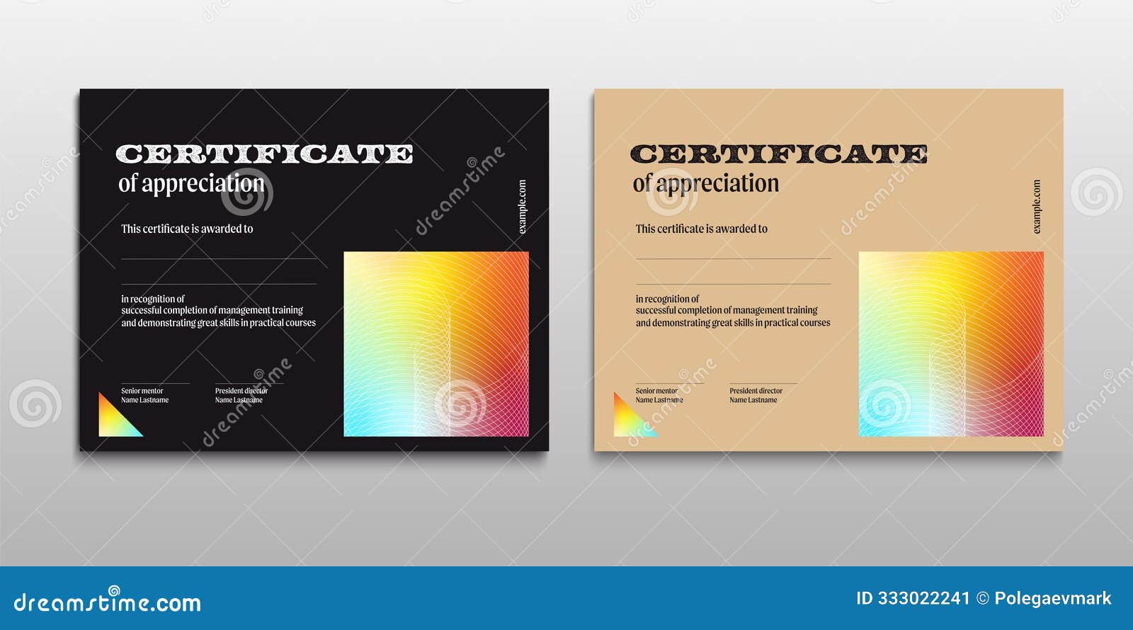 Certificate of Appreciation Template Design. Elegant Business Diploma ...