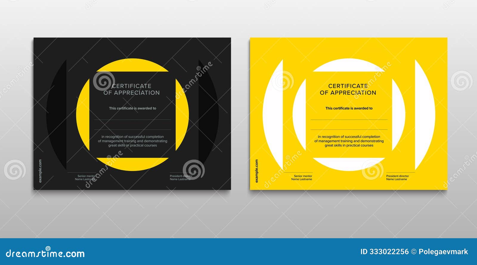 Certificate of Appreciation Template Design. Elegant Business Diploma ...