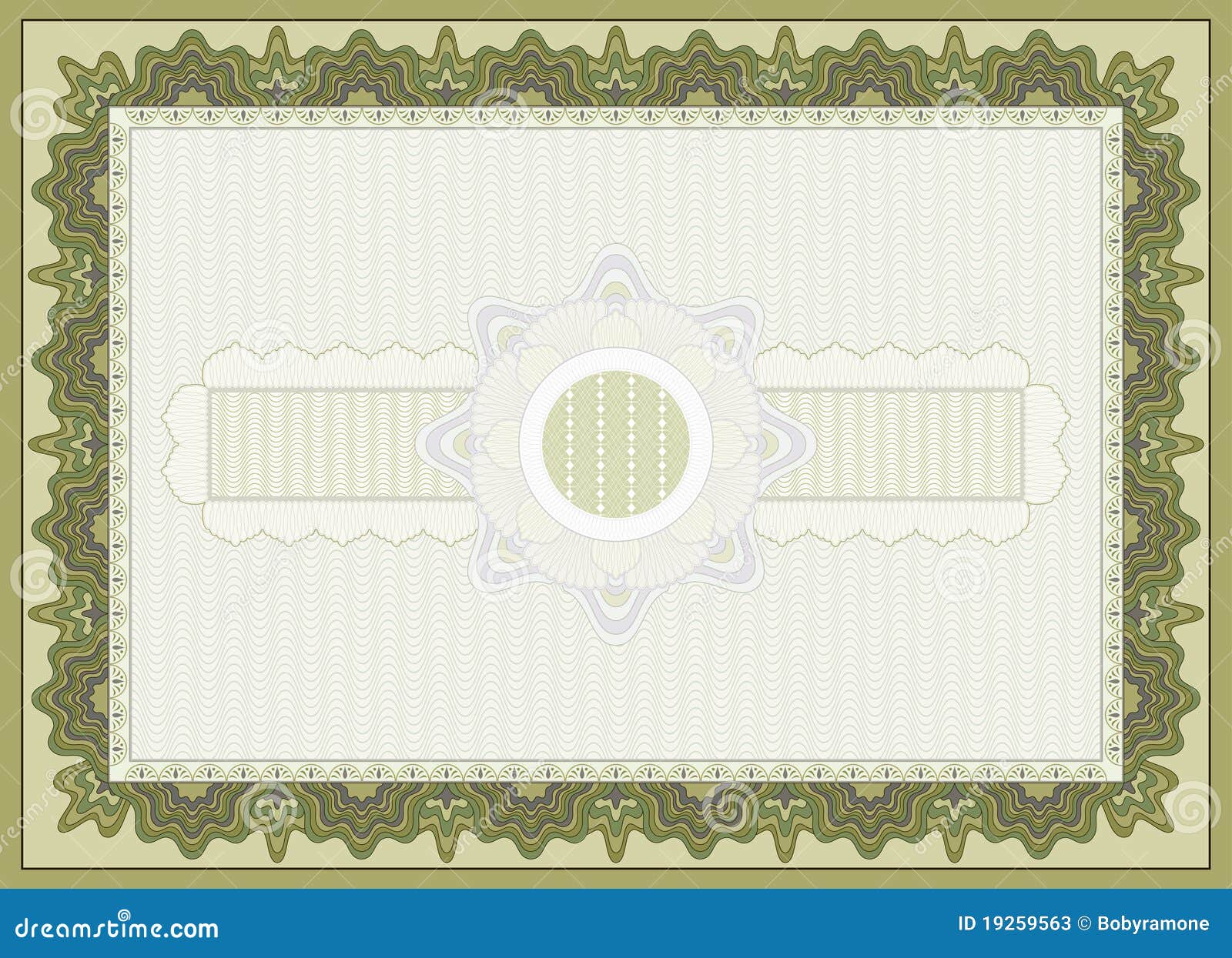 Certificate background stock vector. Illustration of seal - 19259563