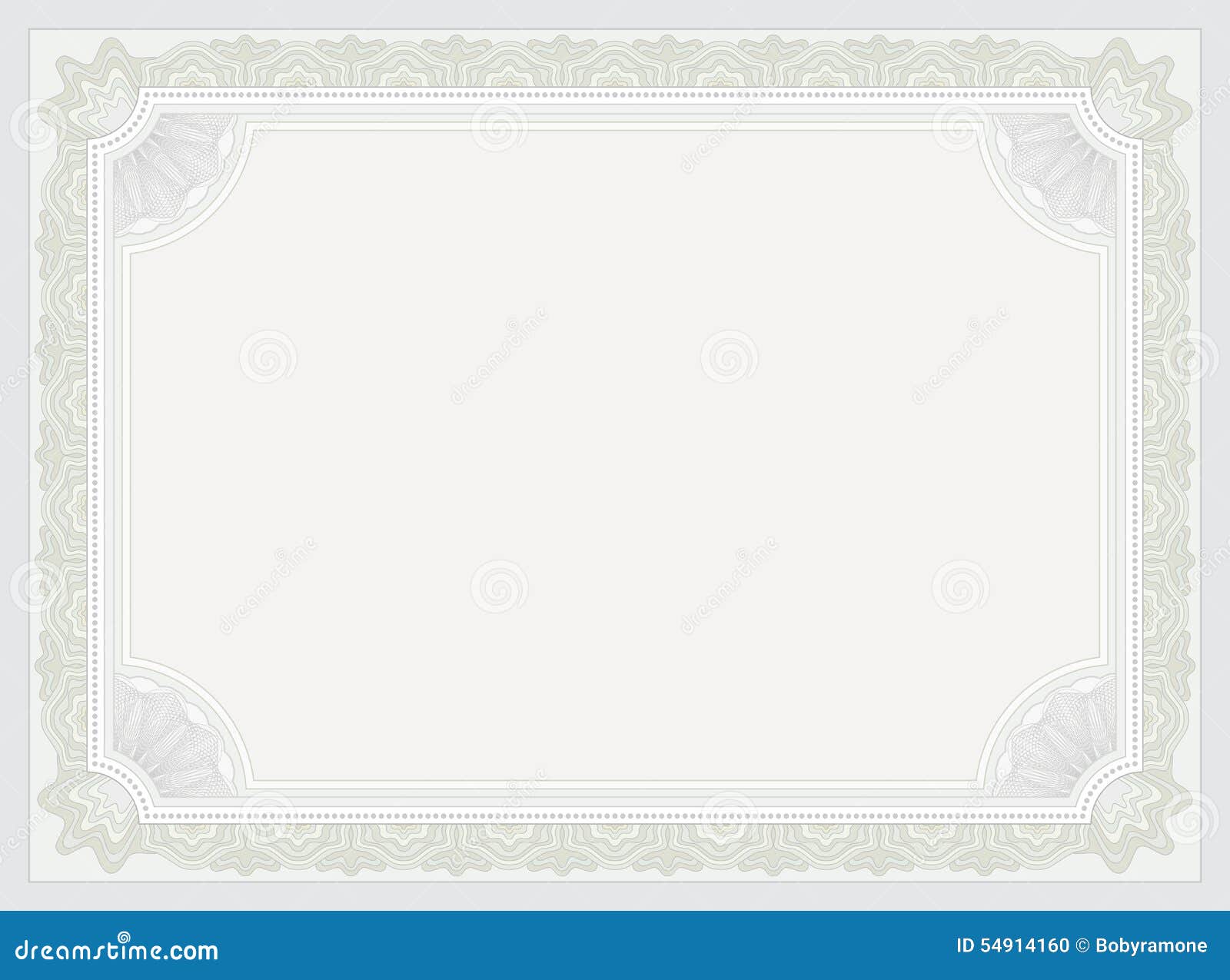 Certificate background stock vector. Illustration of blank - 54914160