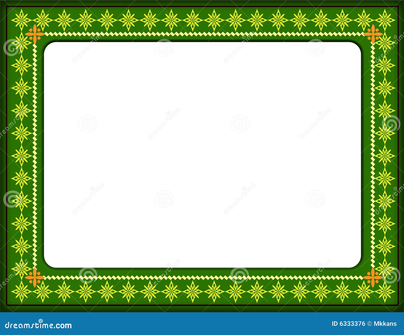 Green Certificate Border Template Green Certificate Border Template