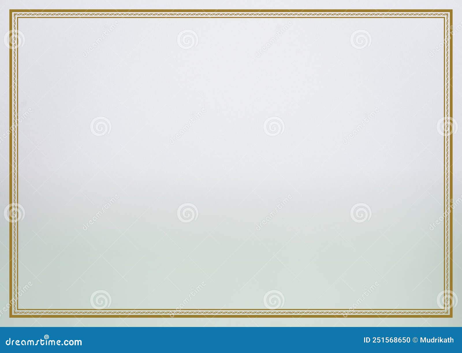 Certificate Border with Grey Gradient Stock Illustration - Illustration ...