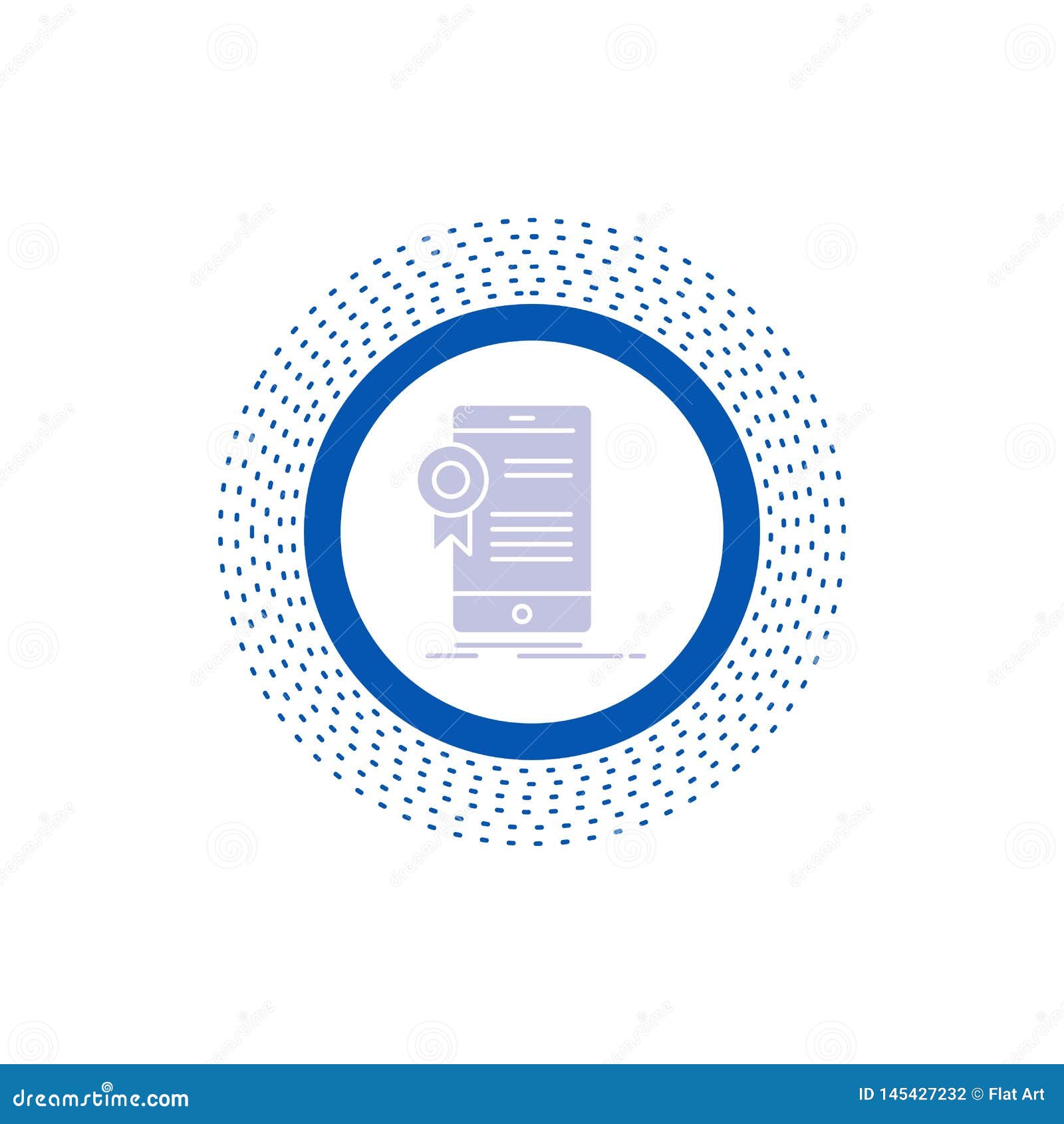 Certificate, Certification, App, Application, Approval Glyph Icon ...