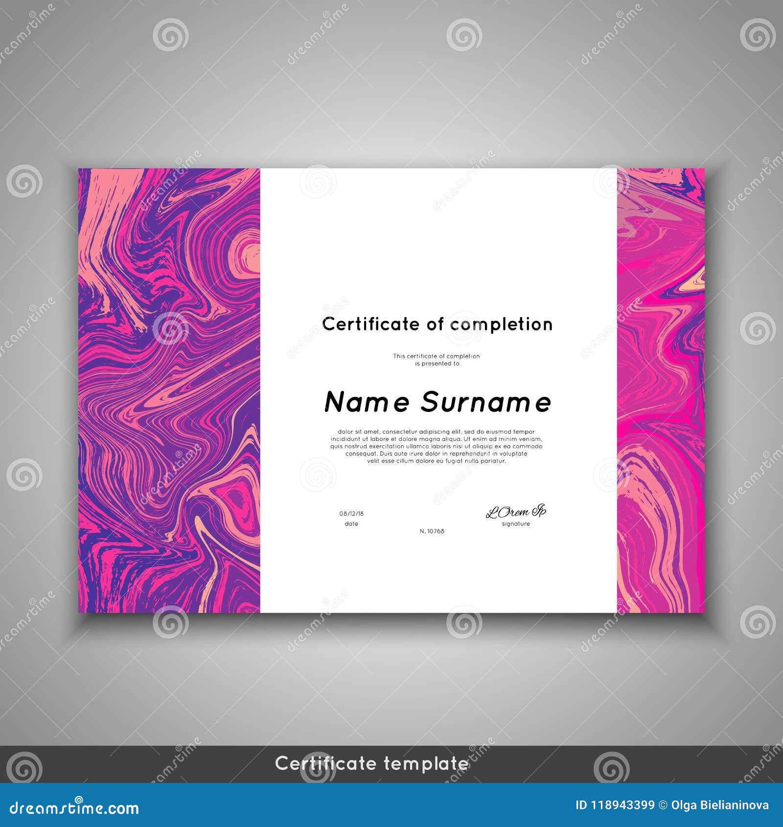 Certificate Background Texture