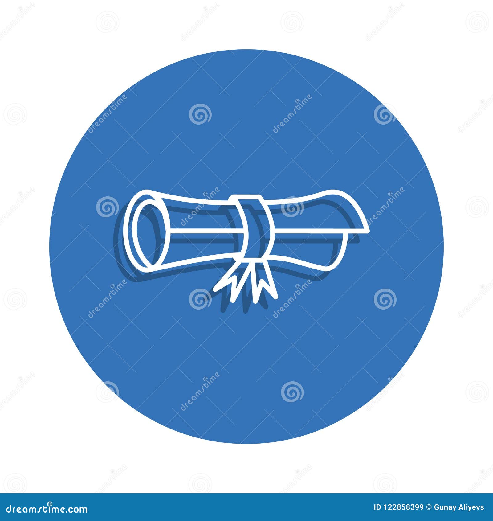 Certificate, Diploma Badge Icon. Element of Education for Mobile ...