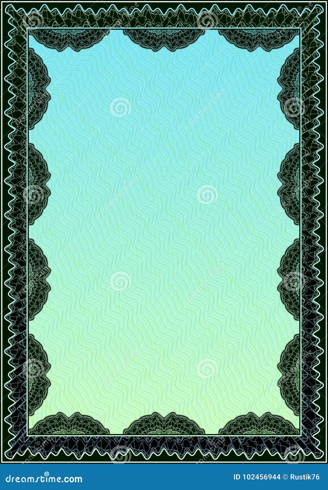 Certificate, Diploma Template. Award Pattern. Stock Vector ...