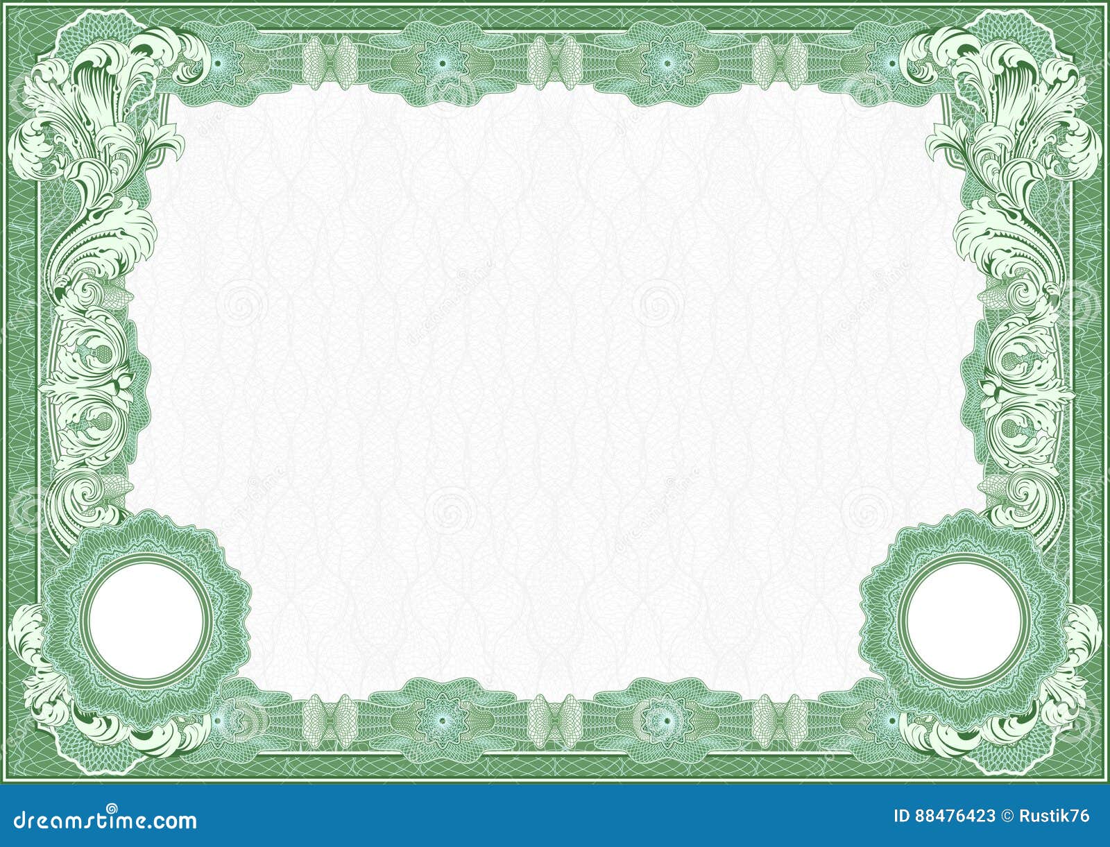 Certificate, Diploma Template. Award Pattern. Stock Vector ...