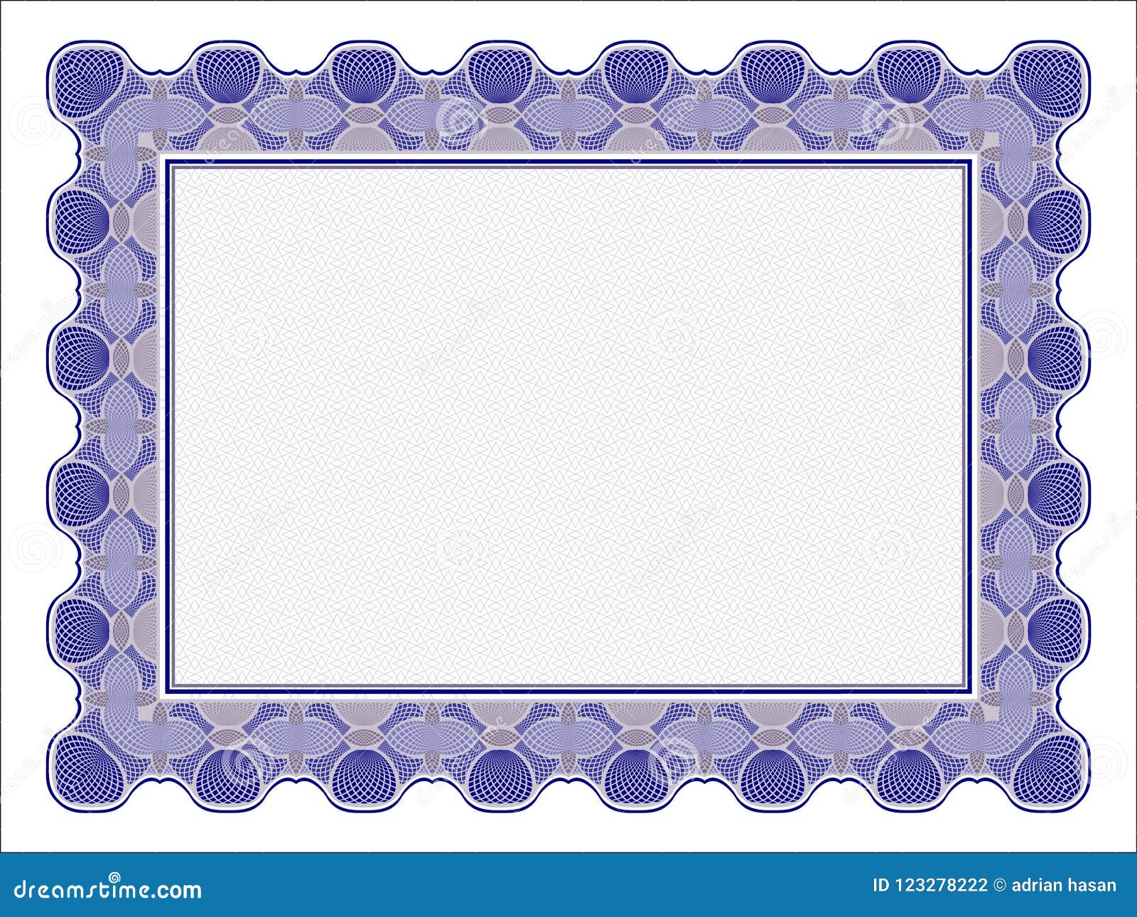 Certificate Frame, Modern, Minimalis and Elegant Stock Illustration ...