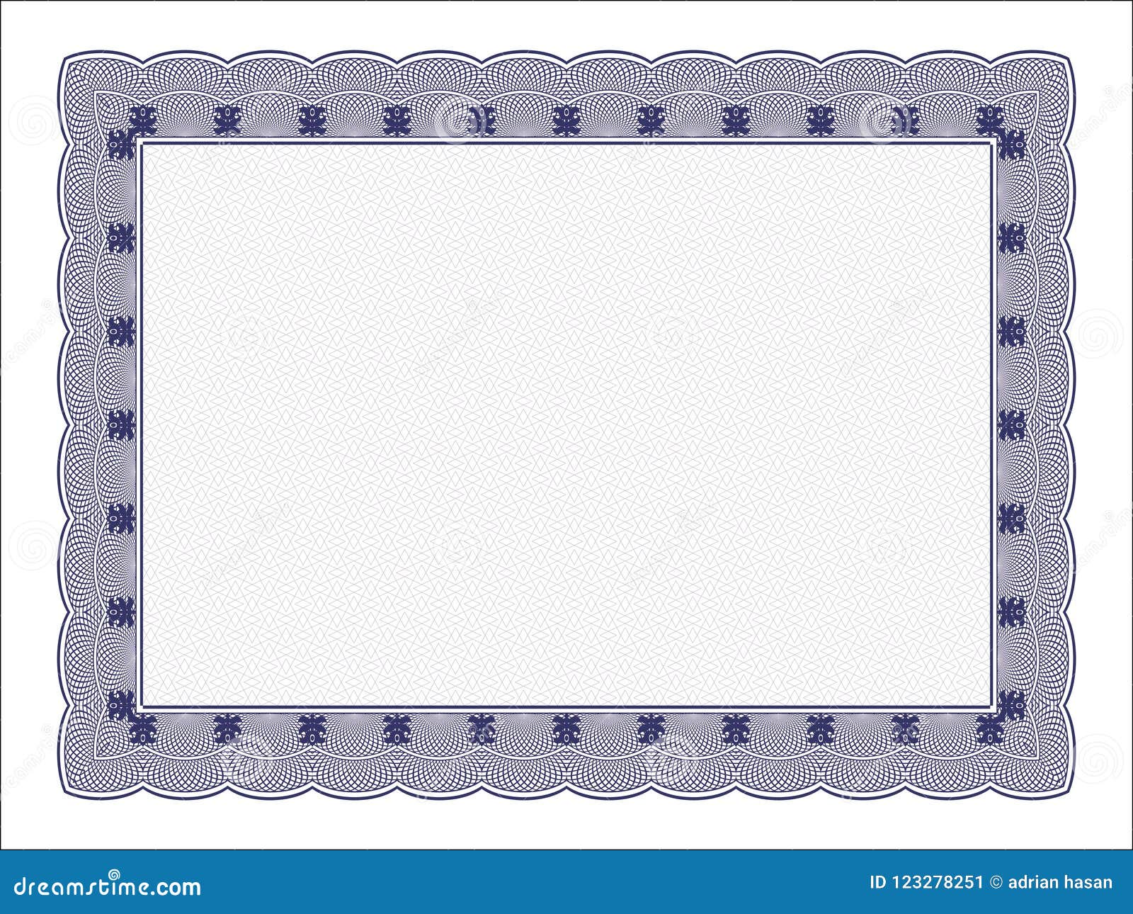 Certificate Frame, Modern, Minimalis and Elegant Stock Illustration ...