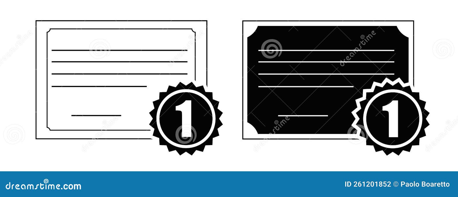 Certificate Icon Design Vector Illustration Stock Illustration ...