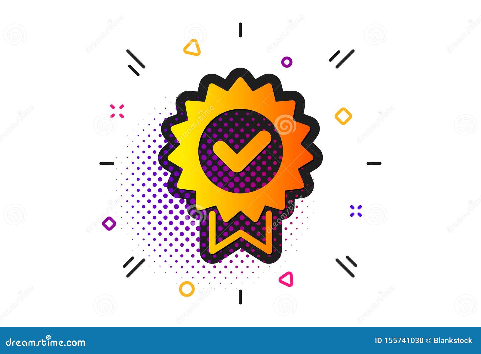 Certificate Icon. Verified Award Sign. Vector Stock Vector ...