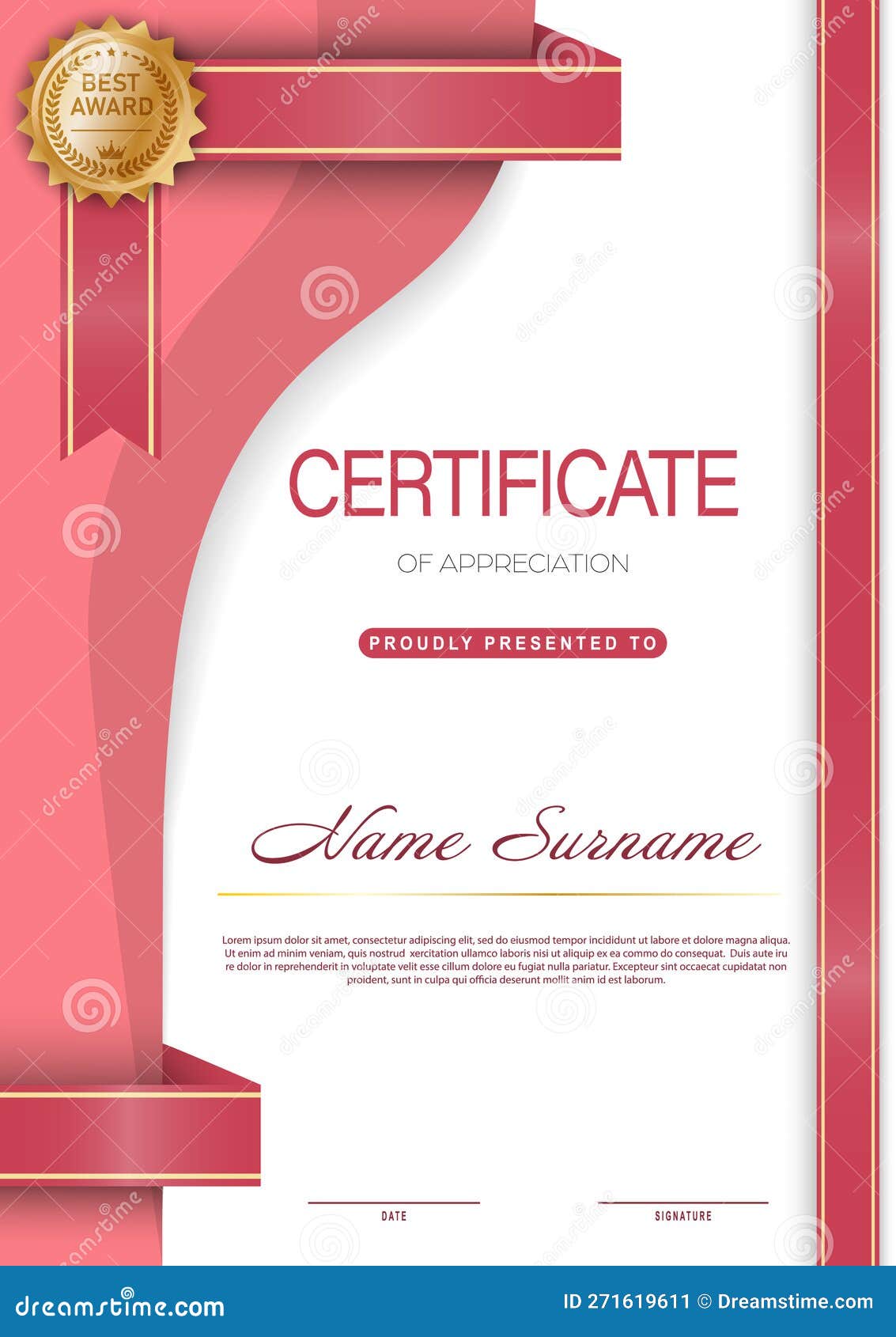 Certificate. the Layout of the Certificate of Recognition of Education ...