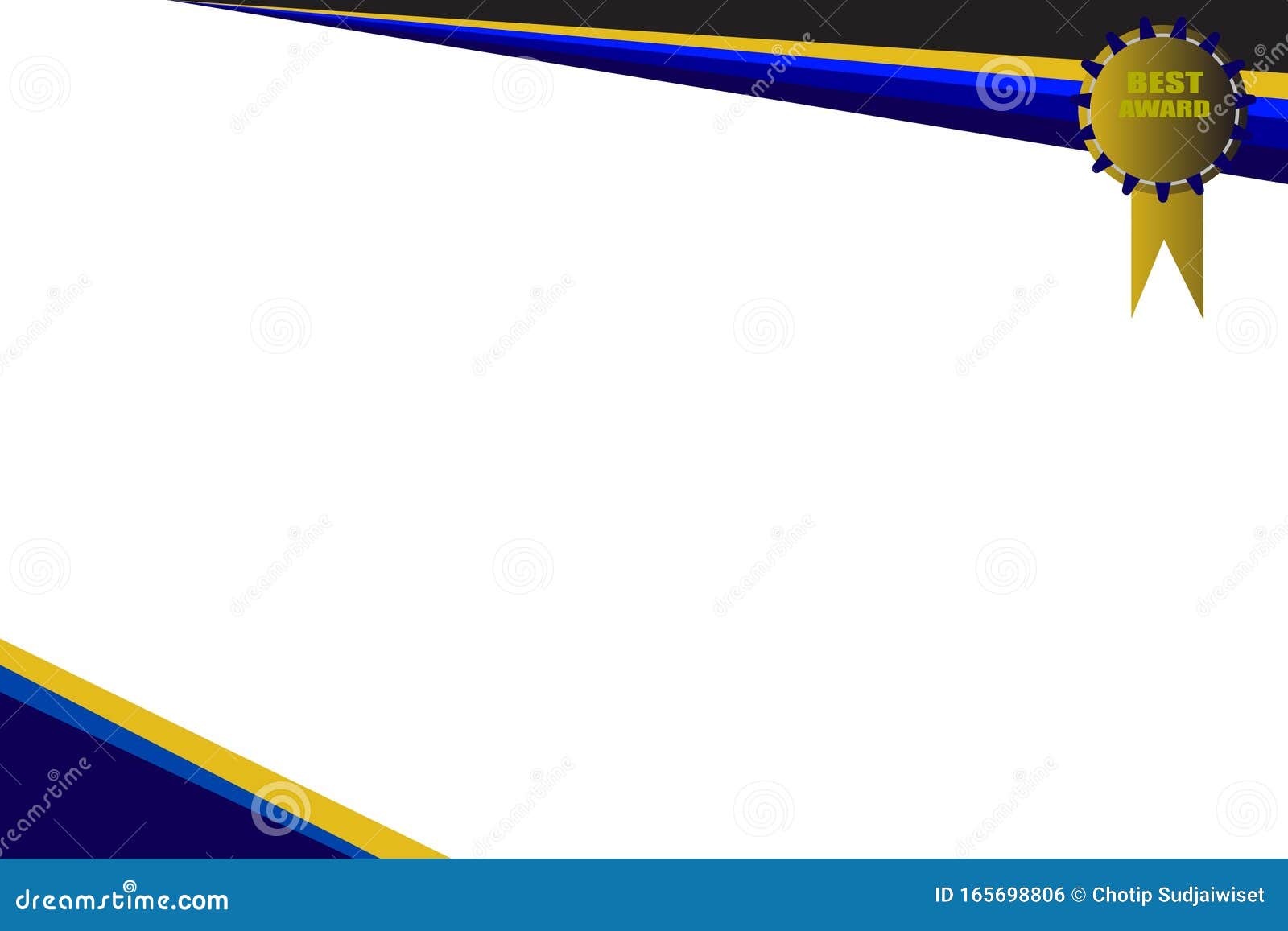 Abstract Certificate Diploma Design Template. Stock Illustration ...