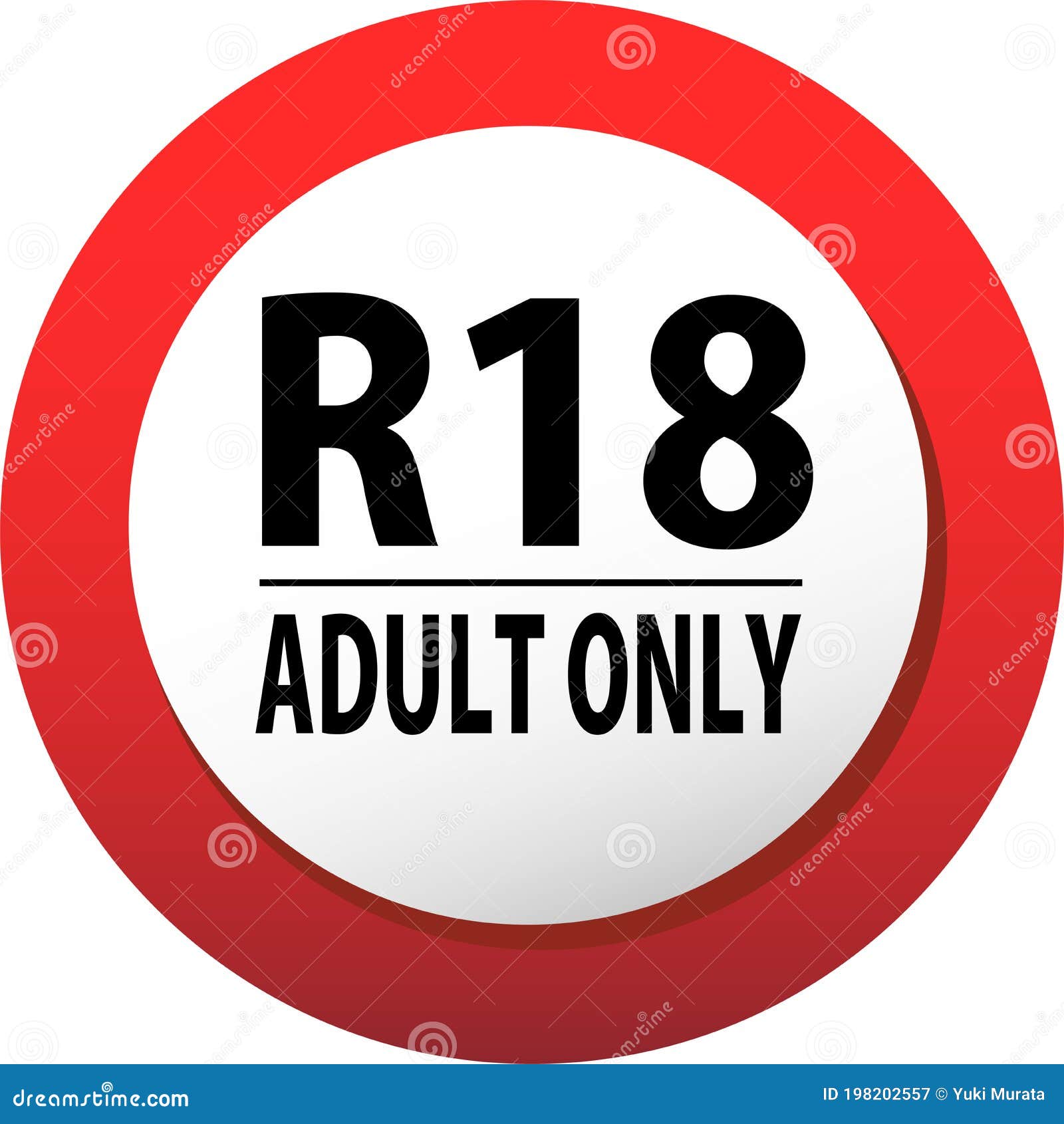 18 certificate mark stock vector. Illustration of attention - 198202557