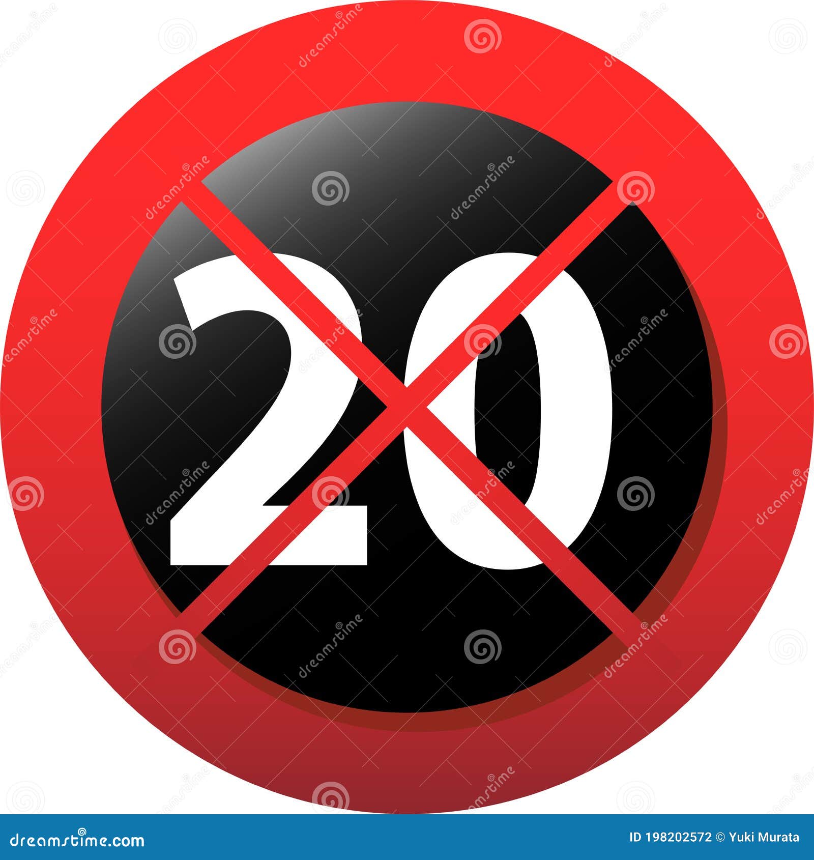 20 certificate mark stock vector. Illustration of injunction - 198202572