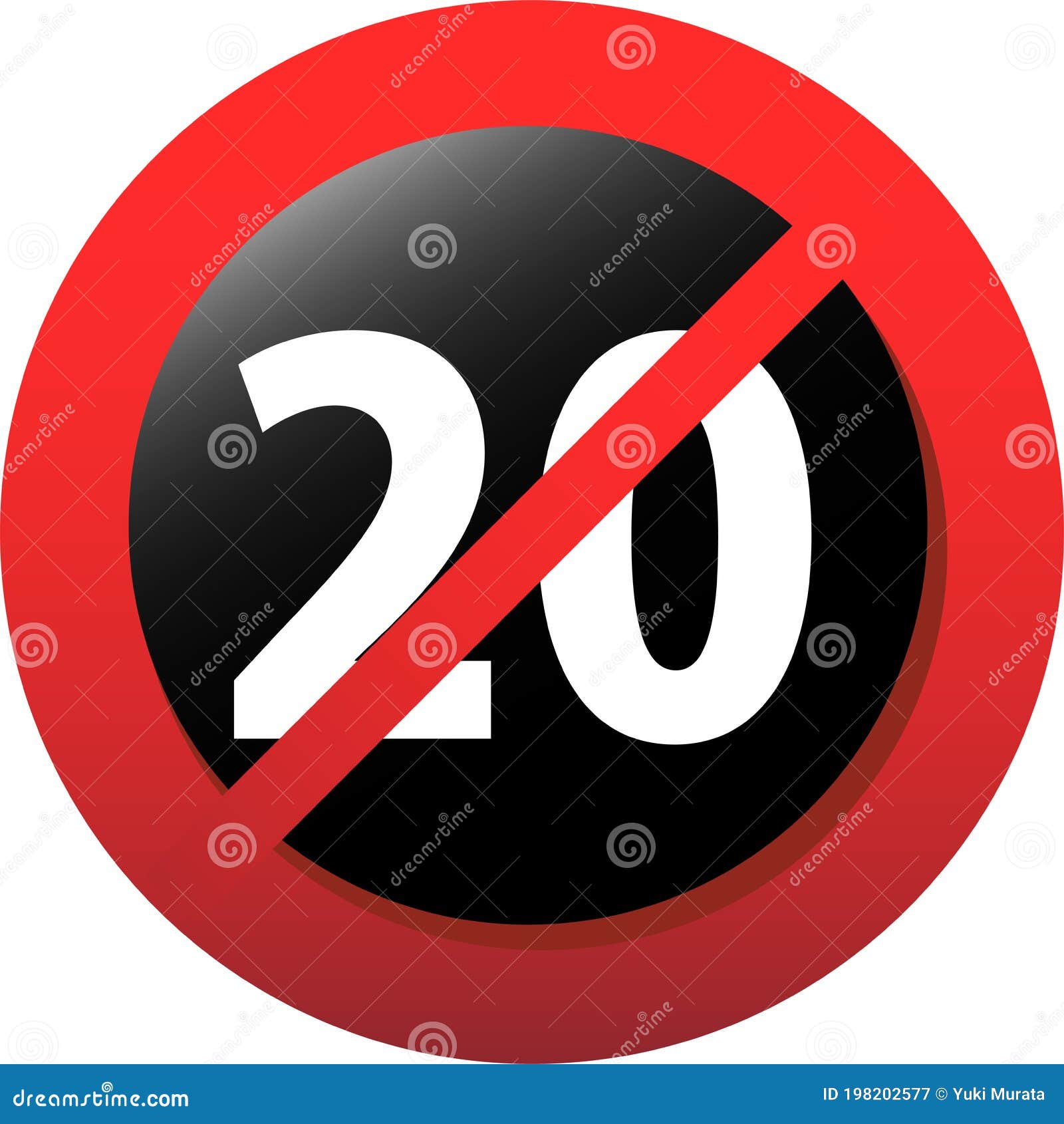 20 certificate mark stock vector. Illustration of crisis - 198202577