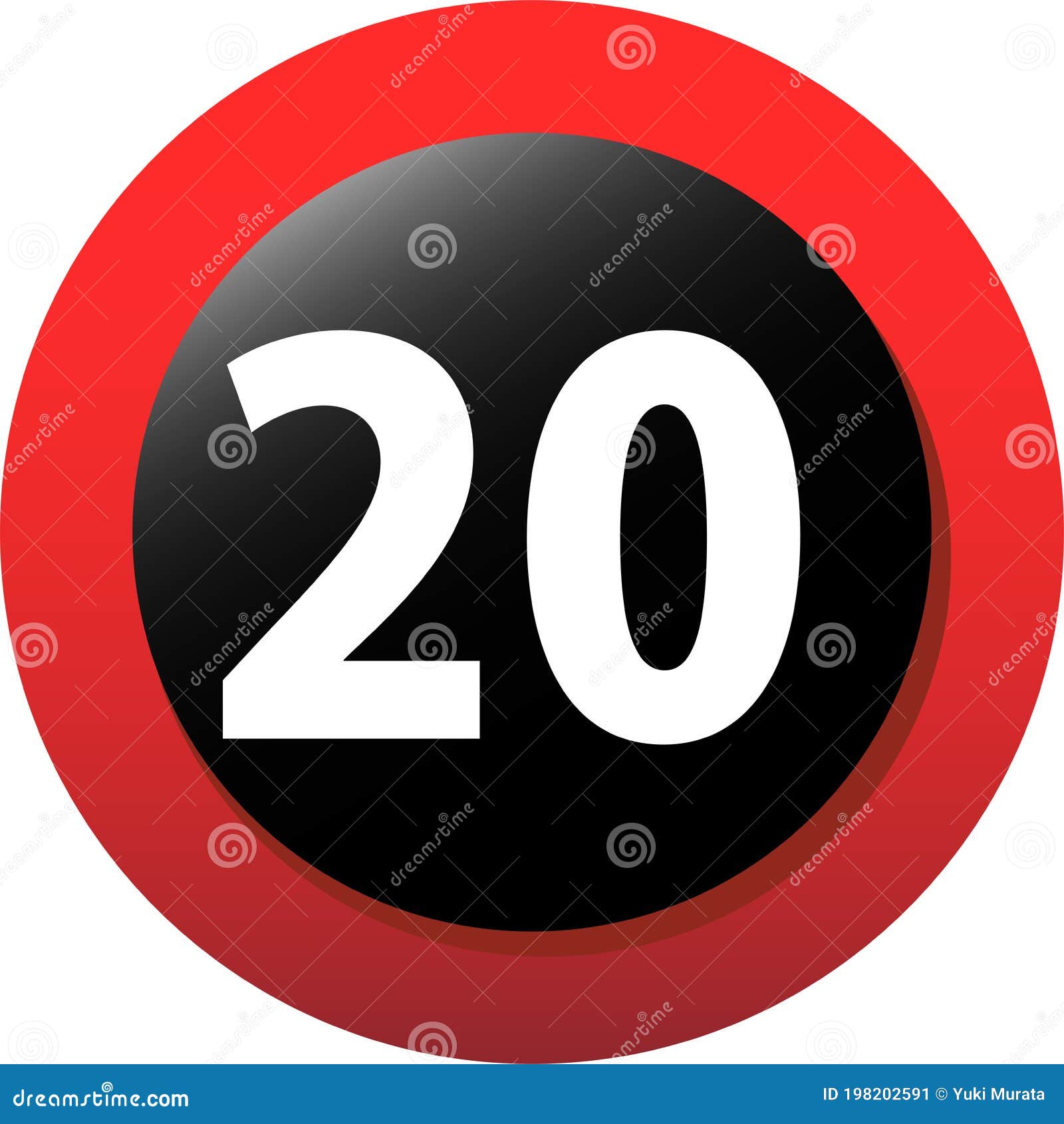 20 certificate mark stock vector. Illustration of insignia - 198202591