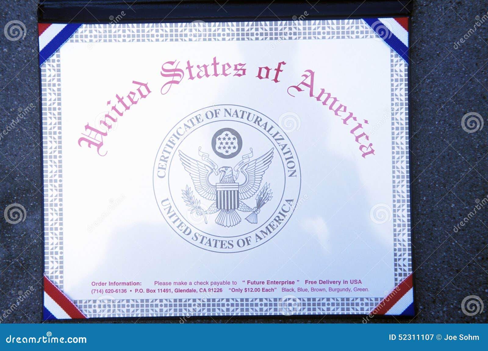 Certificate of Naturalization Editorial Photography - Image of ...