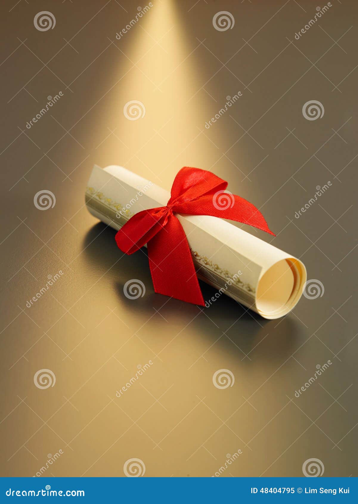Certificate stock image. Image of degree, ribbon, document - 48404795